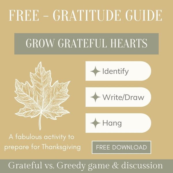 FREE Gratitude Guide to Prepare for Thanksgiving - Fully Nested